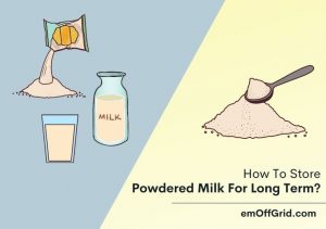 How to Store Powdered Milk for Long Term